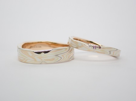 桜あわせのご結婚指輪をお作りいただきました | 結婚指輪 桜あわせのご結婚指輪をお作りいただきました | 結婚指輪